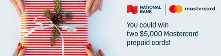 National Bank of Canada Mastercard Holiday Contest | Sweepstakes PIT