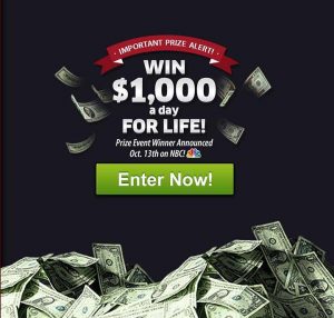 PCH Up to PCH Up to $1,000.00 A-Day-For-Life SuperPrize (Giveaway No ...